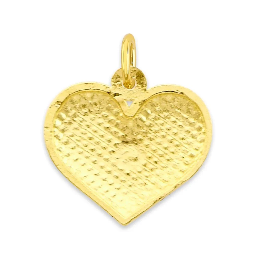 Golden Fire Jewelry | Jewelry | Solid 4k Gold Heart Charm Tiny Cute ...